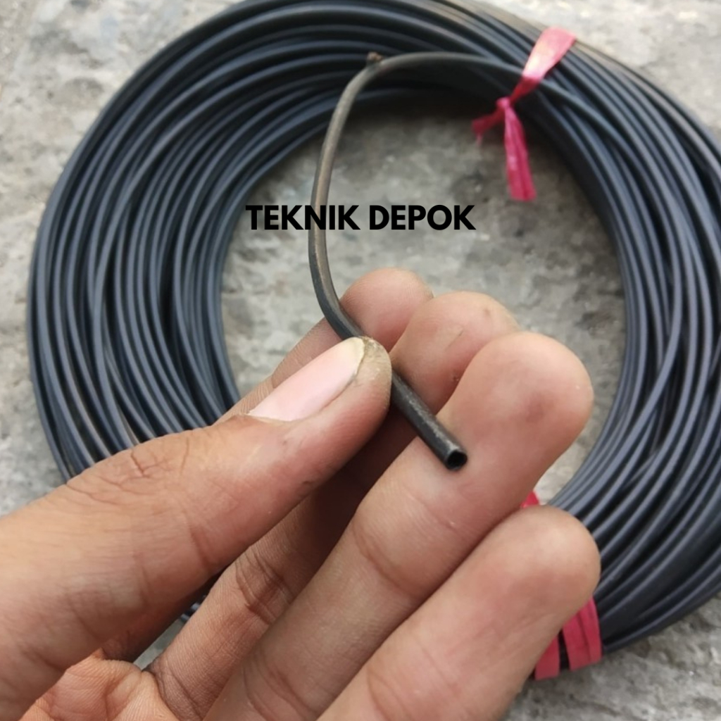 Jual PER ROLL Selang Mikro 2.9 mm Hitam Kecil Hose Rotan Piping ...