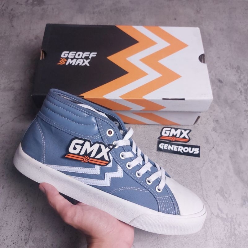 Jual Geoff Max - Maverick Mid Highschool White | Shoes Vulcanized ...