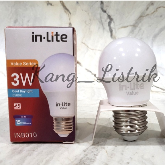 Jual BOHLAM INLITE LAMPU LED IN LITE VALUE INB010 3W 5W 7W 9W 12W 15W 18W | Shopee Indonesia