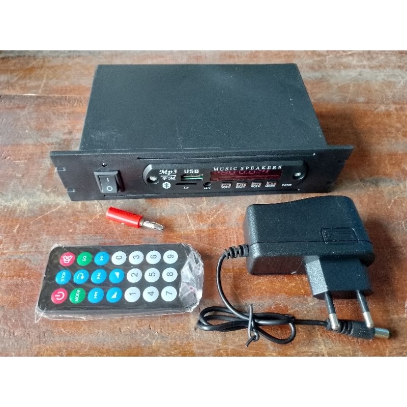 Jual BLUETOOTH USB MP3 RAKITAN free ADAPTOR 12V 2A | Shopee Indonesia