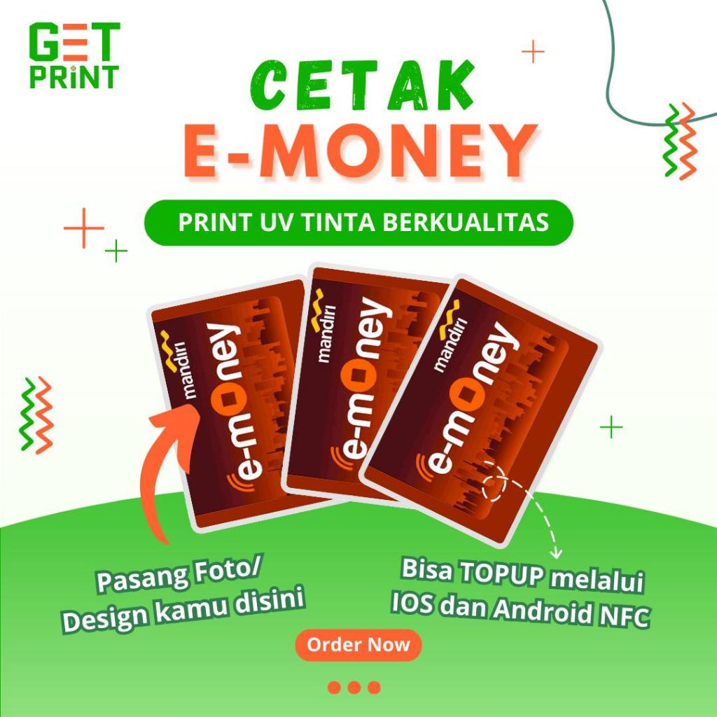 Jual CUSTOM PRINT UV KARTU E MONEY E TOLL MANDIRI 1 SISI ATAU 2 SISI | Shopee Indonesia