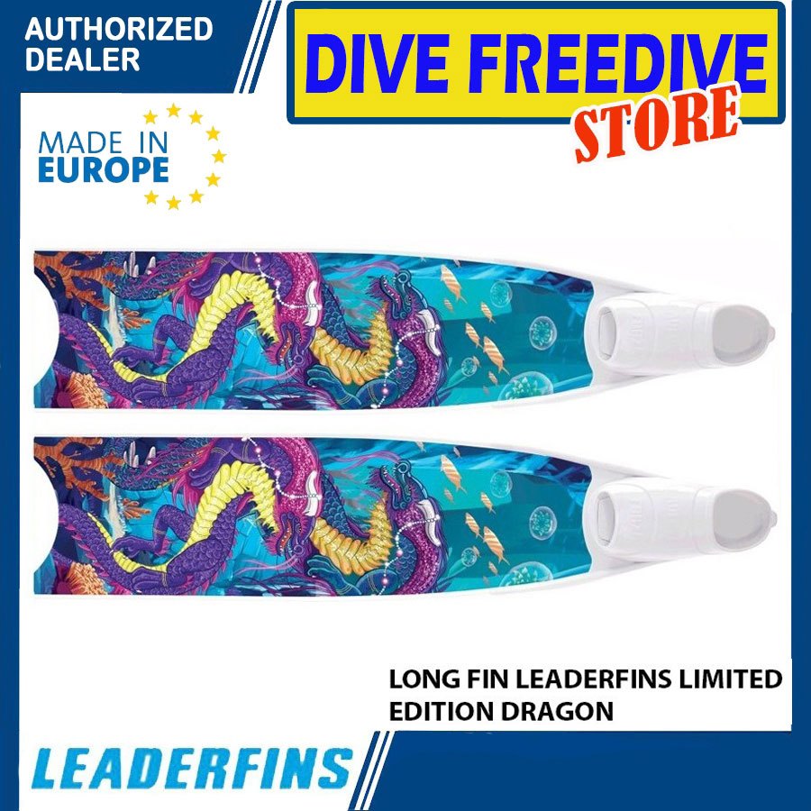 Jual Long Fin Leaderfins Pure Carbon Fiberglass Limited Edition Dragon ...