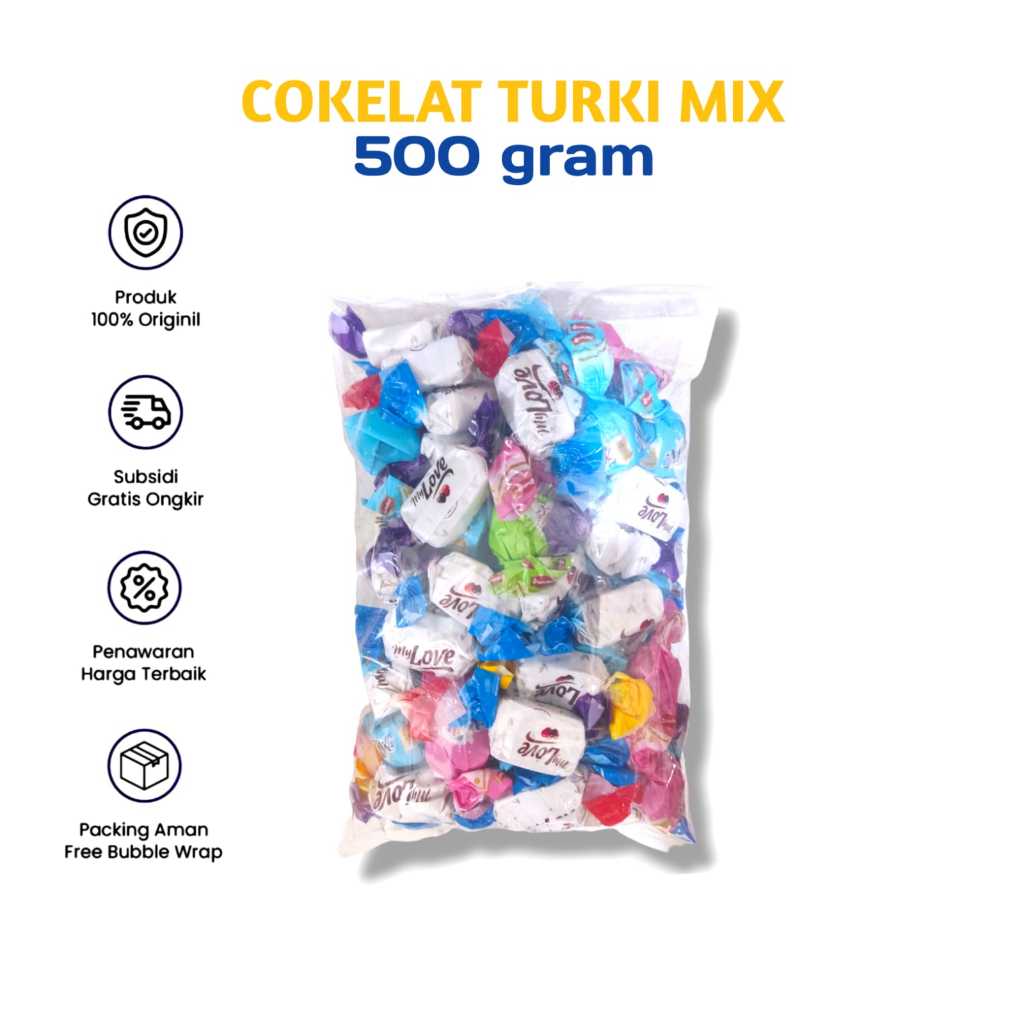 Jual Cokelat Turki Mix Premium 500gram I Coklat Arab | Shopee Indonesia