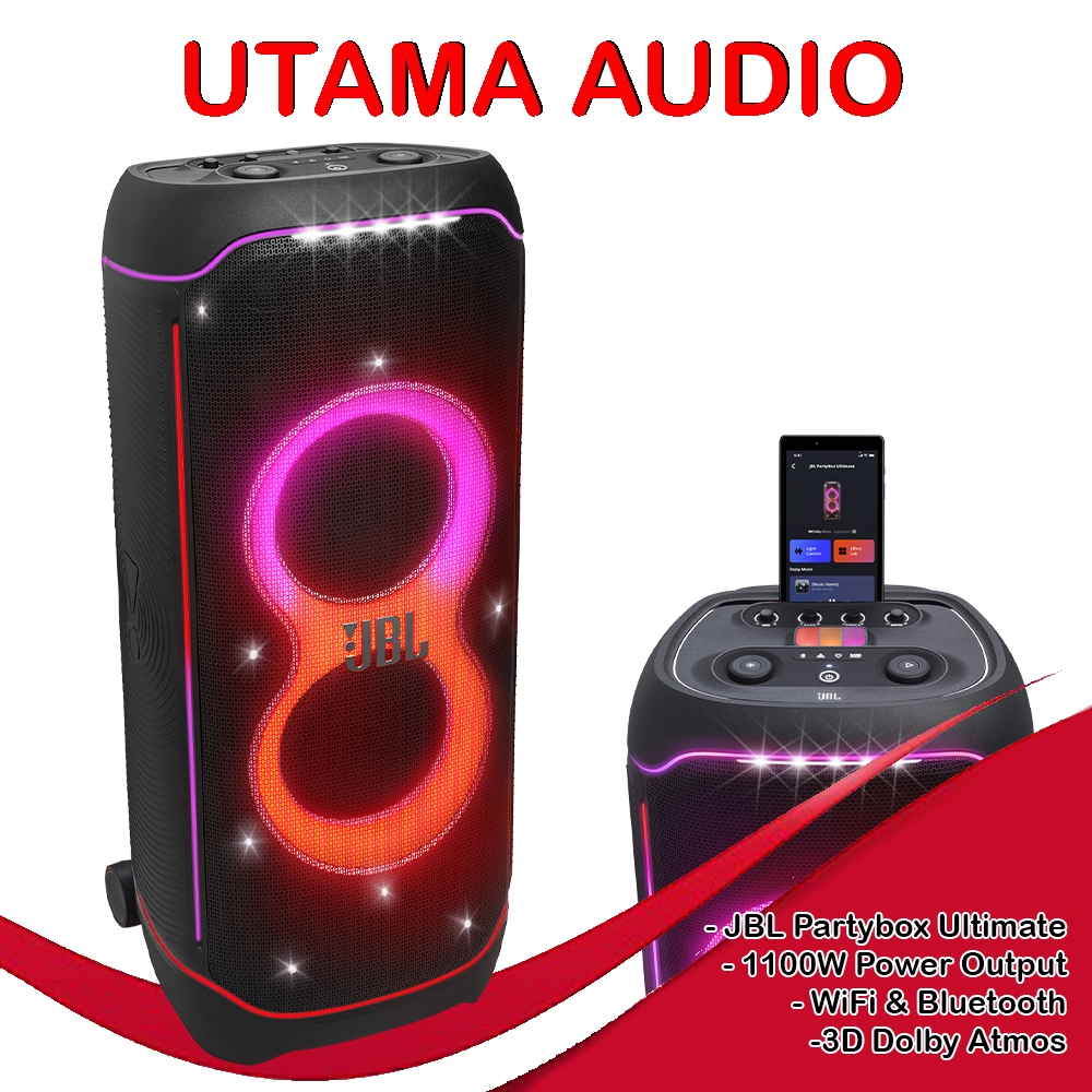 Jual JBL Partybox Ultimate Party Box 1100 Watt 3D Dolby Atmos Speaker ...