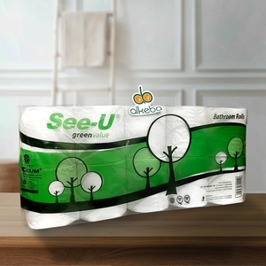 Jual Tissue SEE-U Roll Toilet Non Emboss 215S Green Value isi 10 Roll ...