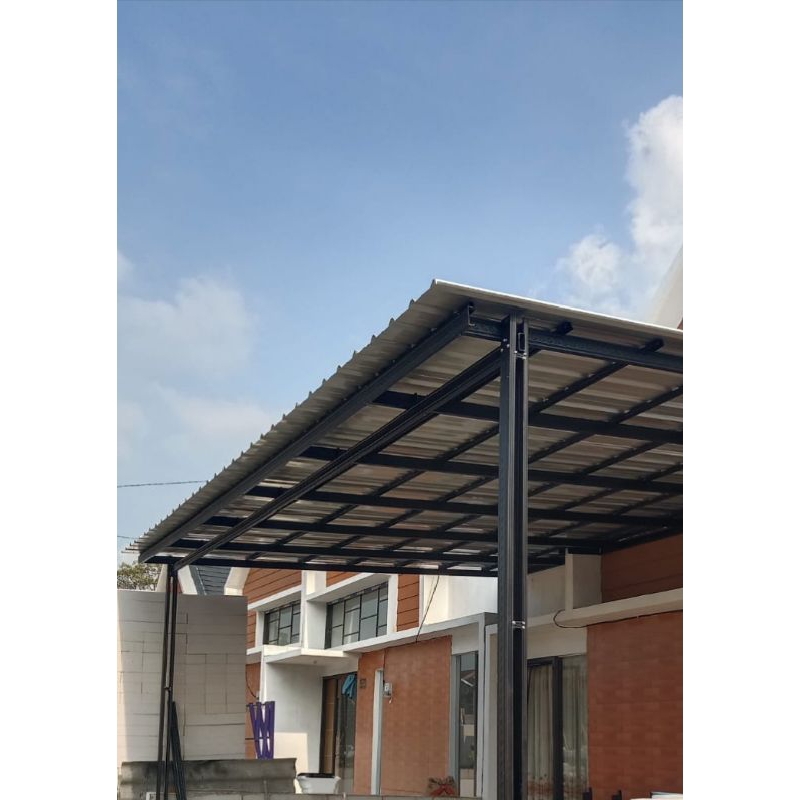 Jual Kanopi Rangka Galvalum Atap Spandek + Cat Kompresor (5mx 4 m ...