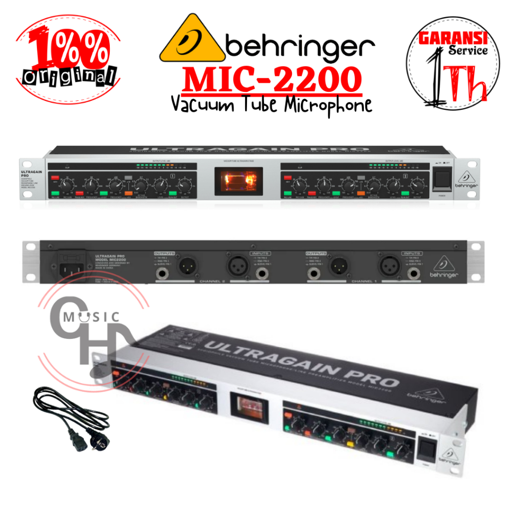 Jual Behringer MIC2200 Audiophile Vacuum Tube Microphone/Line ...
