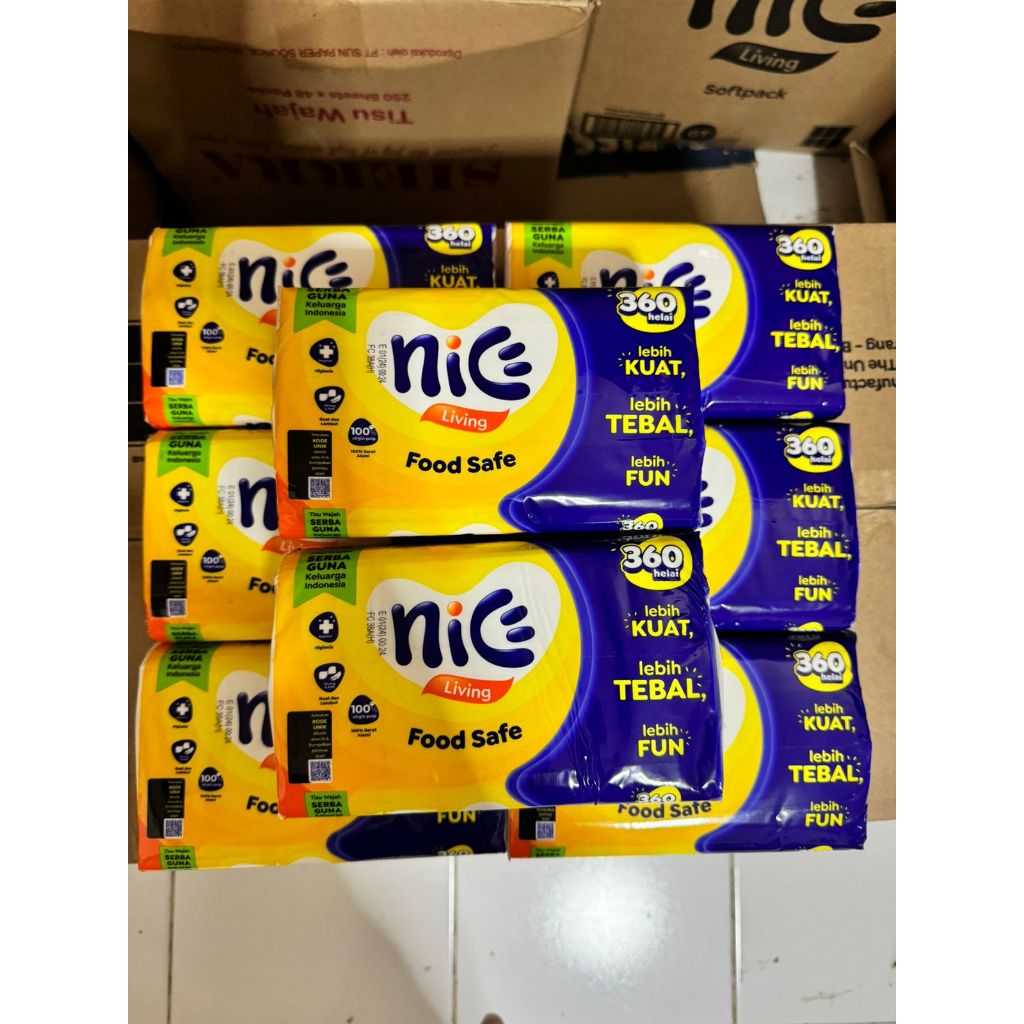 Jual paketan tisu nice 180 sheet isi 8 pcs murah | Shopee Indonesia