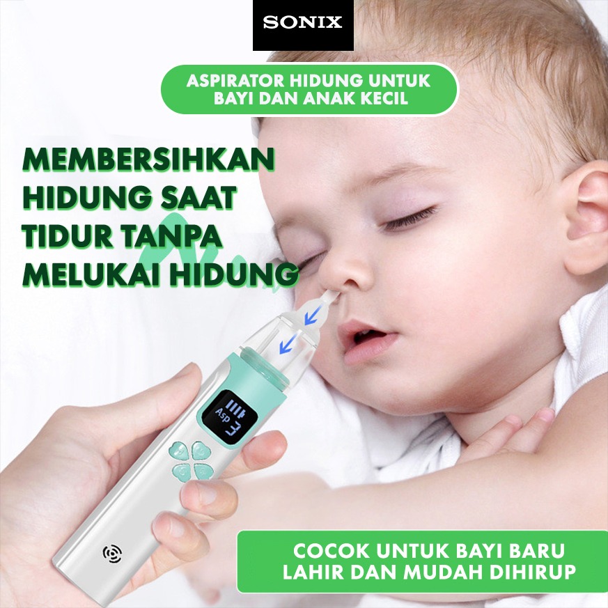 Jual Sonix Aspirator Hidung SAH01 Penyedot Ingus Bayi Sedot Ingus Baby ...