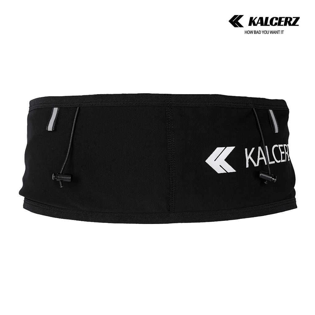 Jual Kalcerz Running Belt / Tas Pinggang Pelari Elastis - Black ...