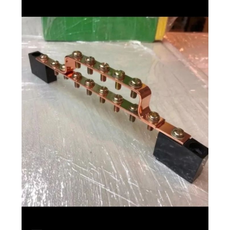Jual BUSBAR TERMINAL NETEAL 0 arde grounding bar plat tembaga | Shopee ...