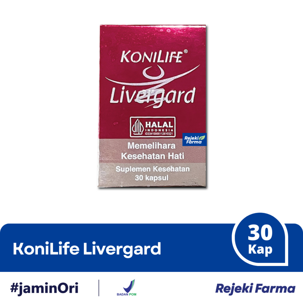 Jual Konilife Livergard Food Supplement Botol 30 Kapsul - Koni Life ...