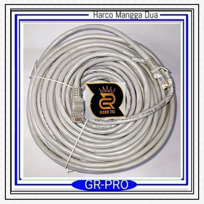 Jual kabel LAN UTP rj45 10M Richie tech cat 6e | Shopee Indonesia