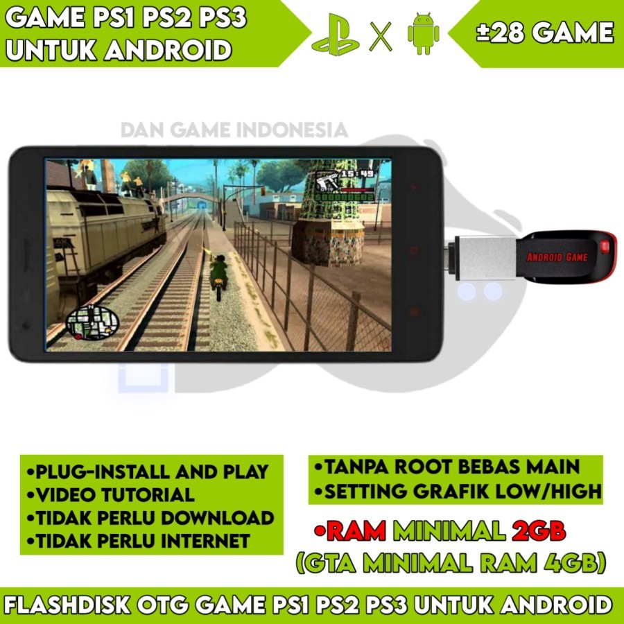 Jual PS1 PS2 Game HP Android OTG | Shopee Indonesia