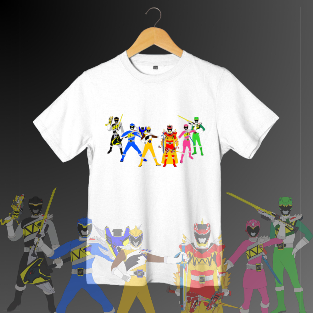Jual Kaos Dino Charge Kaos Power Rangers Kaos Kyoryuger Kaos Zyuden ...