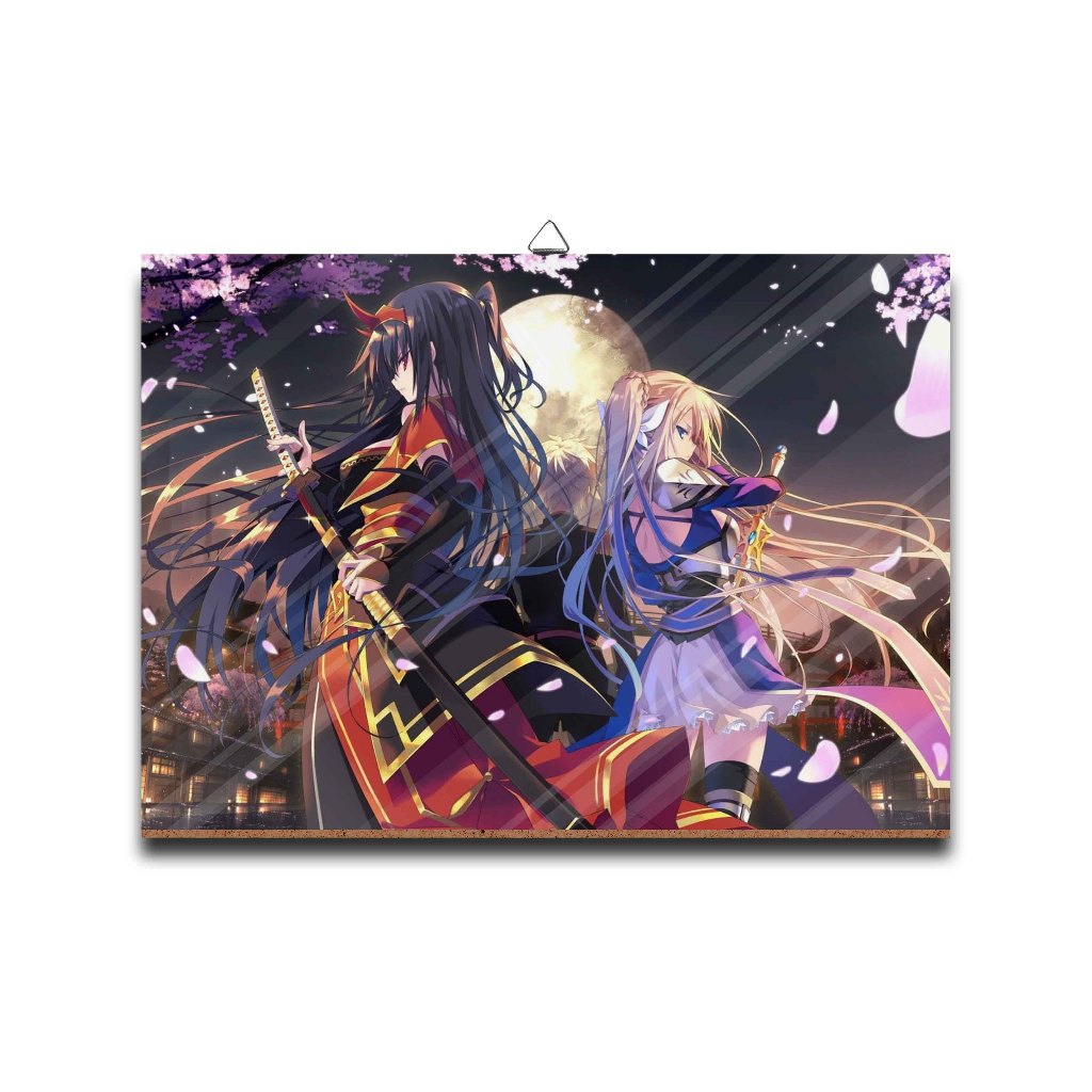Jual Poster dinding kayu KNIGHT SISTER - JAPAN ART material MDF ...