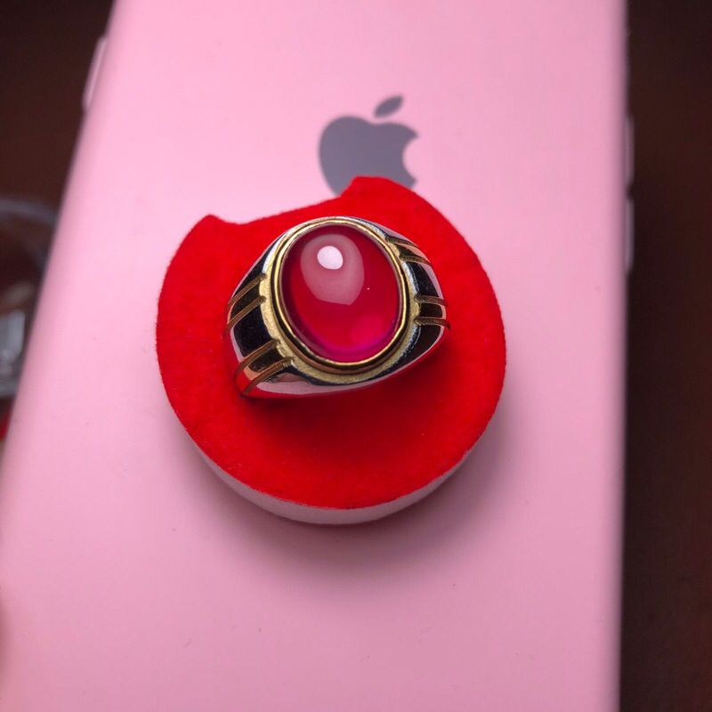 Jual Cincin Batu Merah Delima Muda Langka dan Asli | Shopee Indonesia