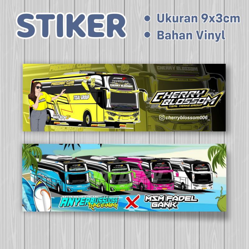 Jual STIKER BUS (P2) | Shopee Indonesia