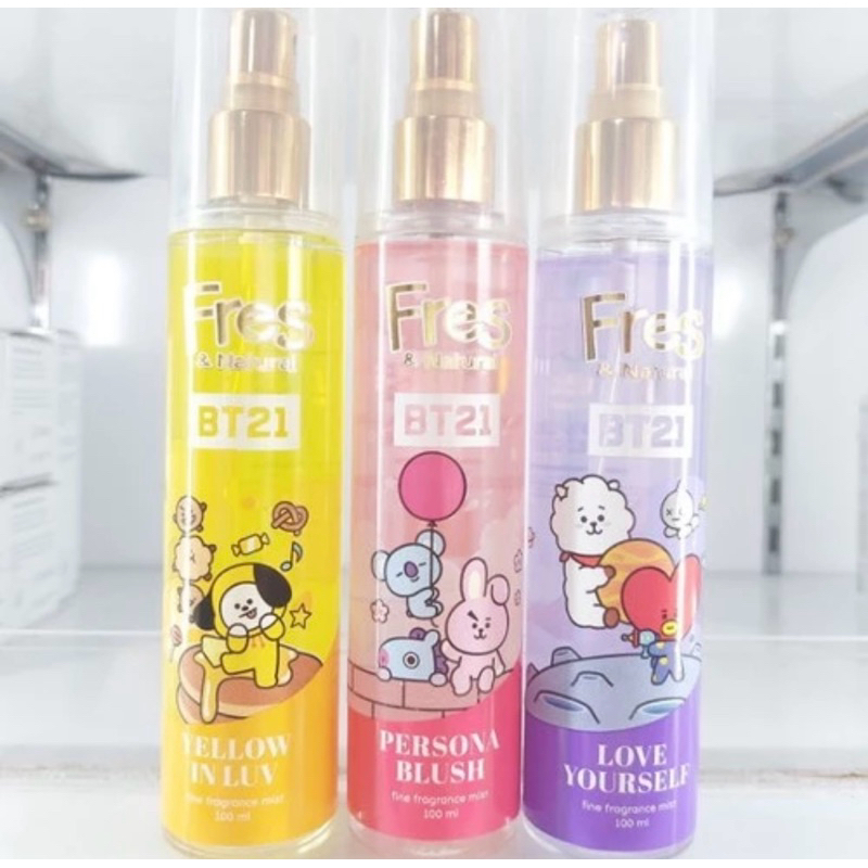 Jual FRES AND NATURAL SPRAY COLOGNE BT21 100 ML Fres & Natural Fine ...