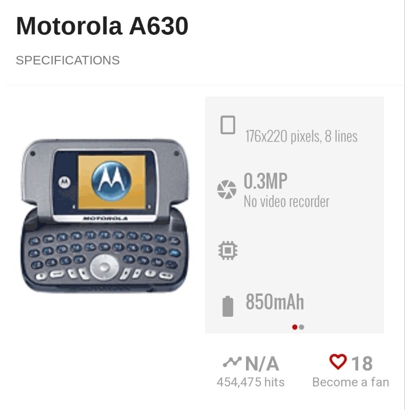 Jual MOTOROLA A630 SLIDE HP JADUL UNIK DAN LANGKA HP NOSTALGIA HPNYA ...