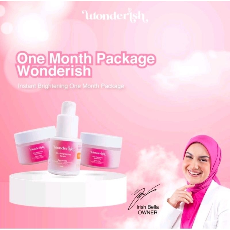 Jual One Month Package Wonderish ( 2 Moisturizer, 1 Serum ) | Shopee ...