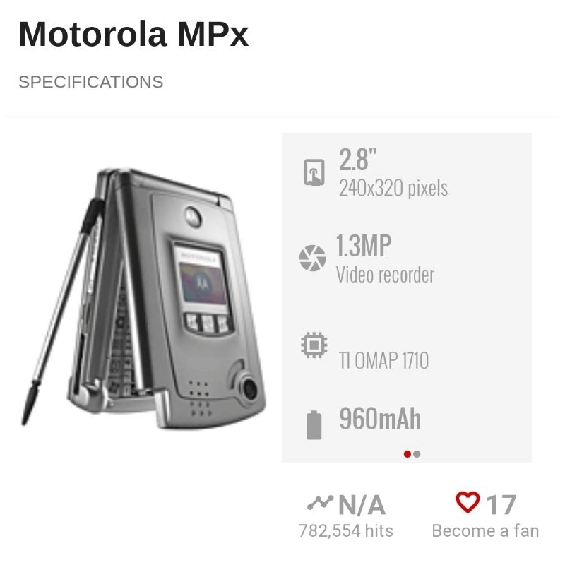 Jual MOTOROLA MPx300 FLIP HP JADUL LANGKA DAN UNIK HP NOSTALGIA HPNYA ...