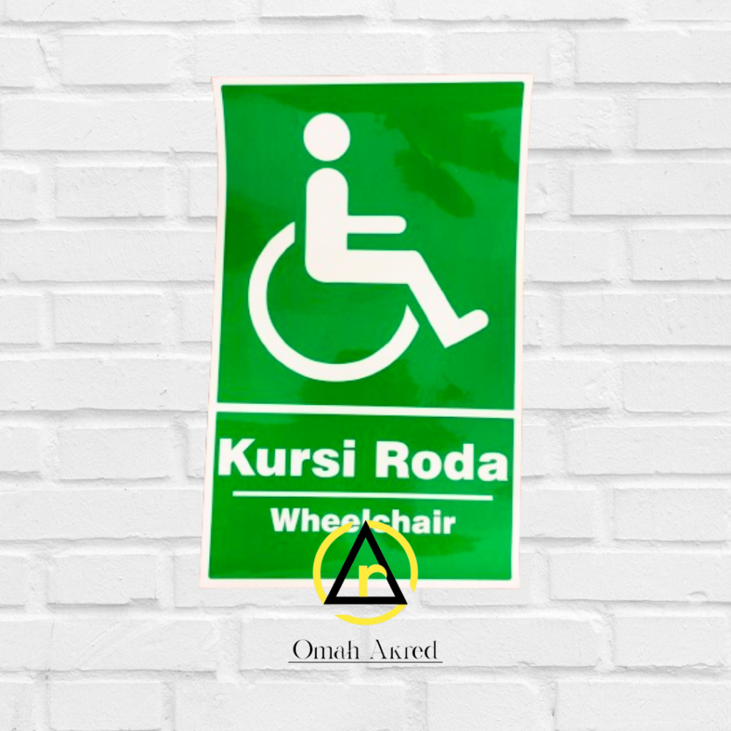 Jual Stiker Kursi Roda - Stiker Wheelchair - Tempat Kursi Roda | Shopee ...