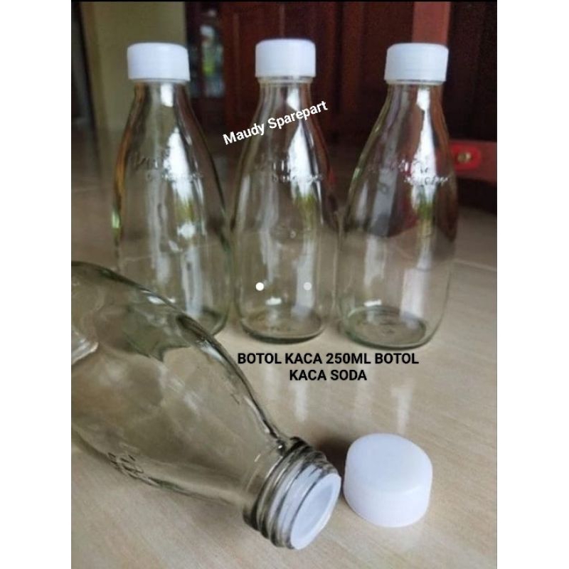 Jual BOTOL KACA 250ML /BOTOL KACA /BOTOL KACA SODA | Shopee Indonesia