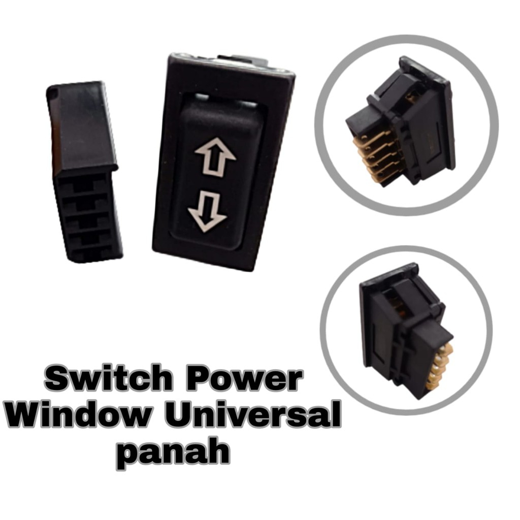 Jual Tombol Switch ON / OFF Power Window mobil Universal Panah ...