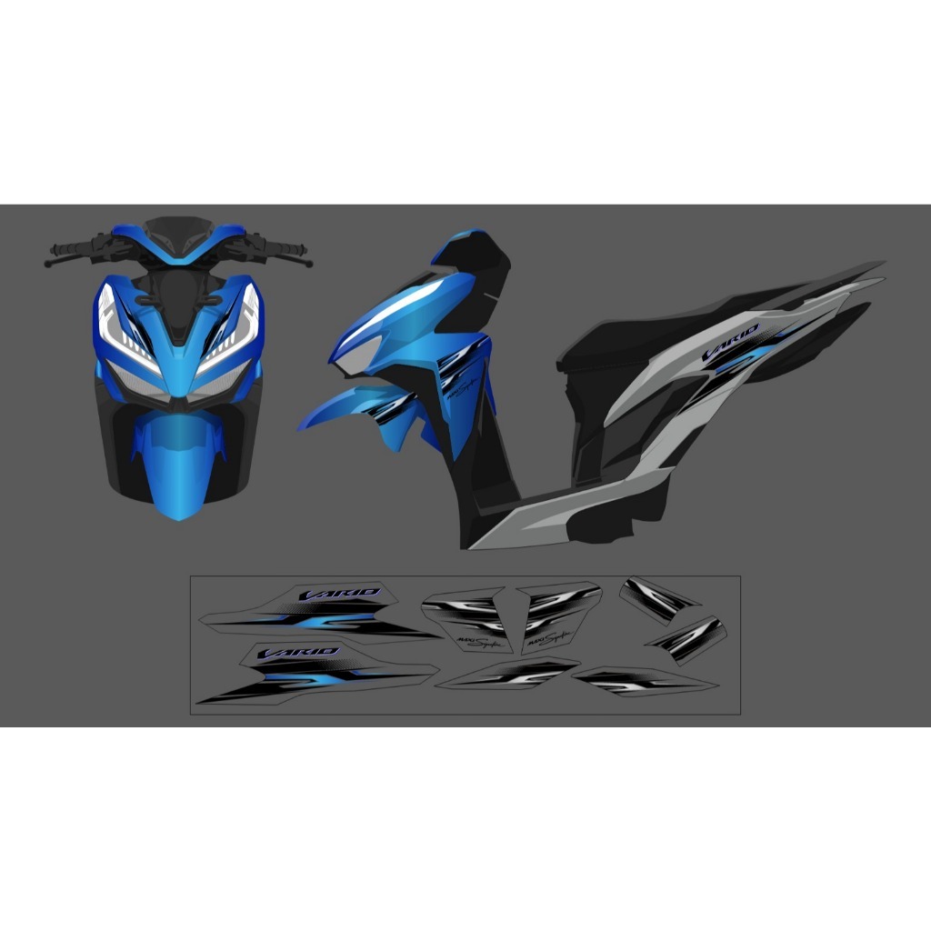 Jual STRIPING TRANSPARAN VARIO 125/150 NEW 2018-2022 MOTIF MAXI SIGNATURE | Shopee Indonesia