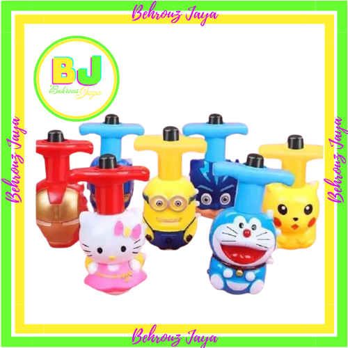Jual Mainan Anak Gasing Nyala Karakter Unik Lucu | Shopee Indonesia