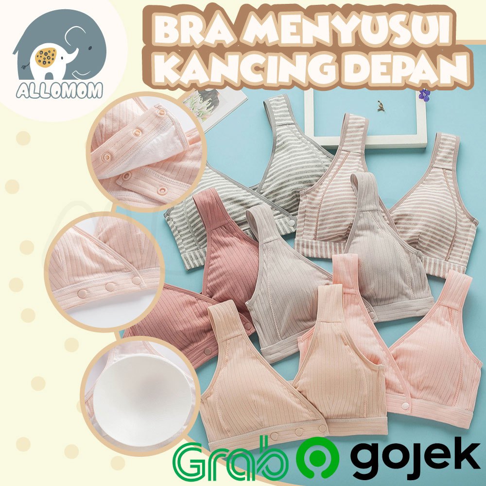 Jual Bra Menyusui Kancing Depan Pakaian Dalam Wanita Ibu Hamil Tanpa ...