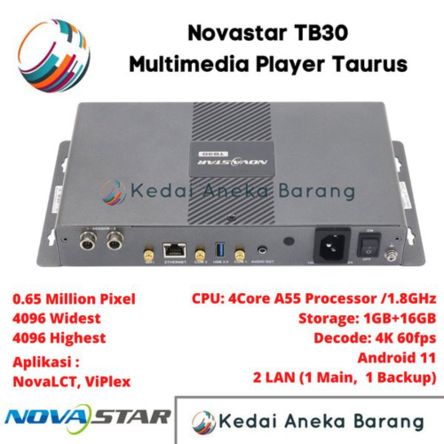 Jual Jual Novastar Taurus TB30 TB3 Multimedia Player LED Videotron Controller Limited | Shopee ...