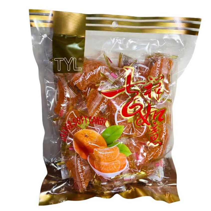 Jual TYL Candy Permen Jelly Permen Lunak Rasa Jeruk Mandarin 500g Halal ...