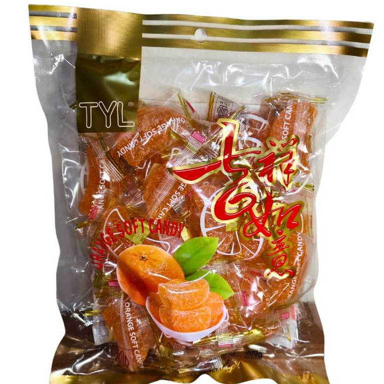 Jual TYL Candy Permen Jelly Permen Lunak Rasa Jeruk Mandarin 500g Halal ...