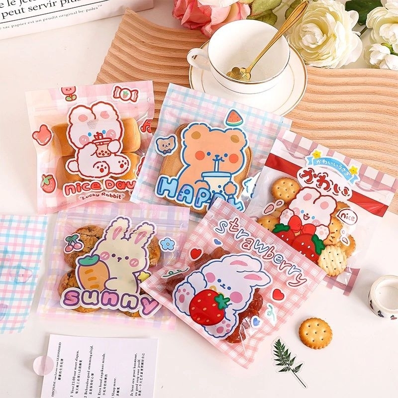 Jual Plastik Zipper Serbaguna Ukuran 13,5 x 13,5 Untuk Kemasan Cookies ...