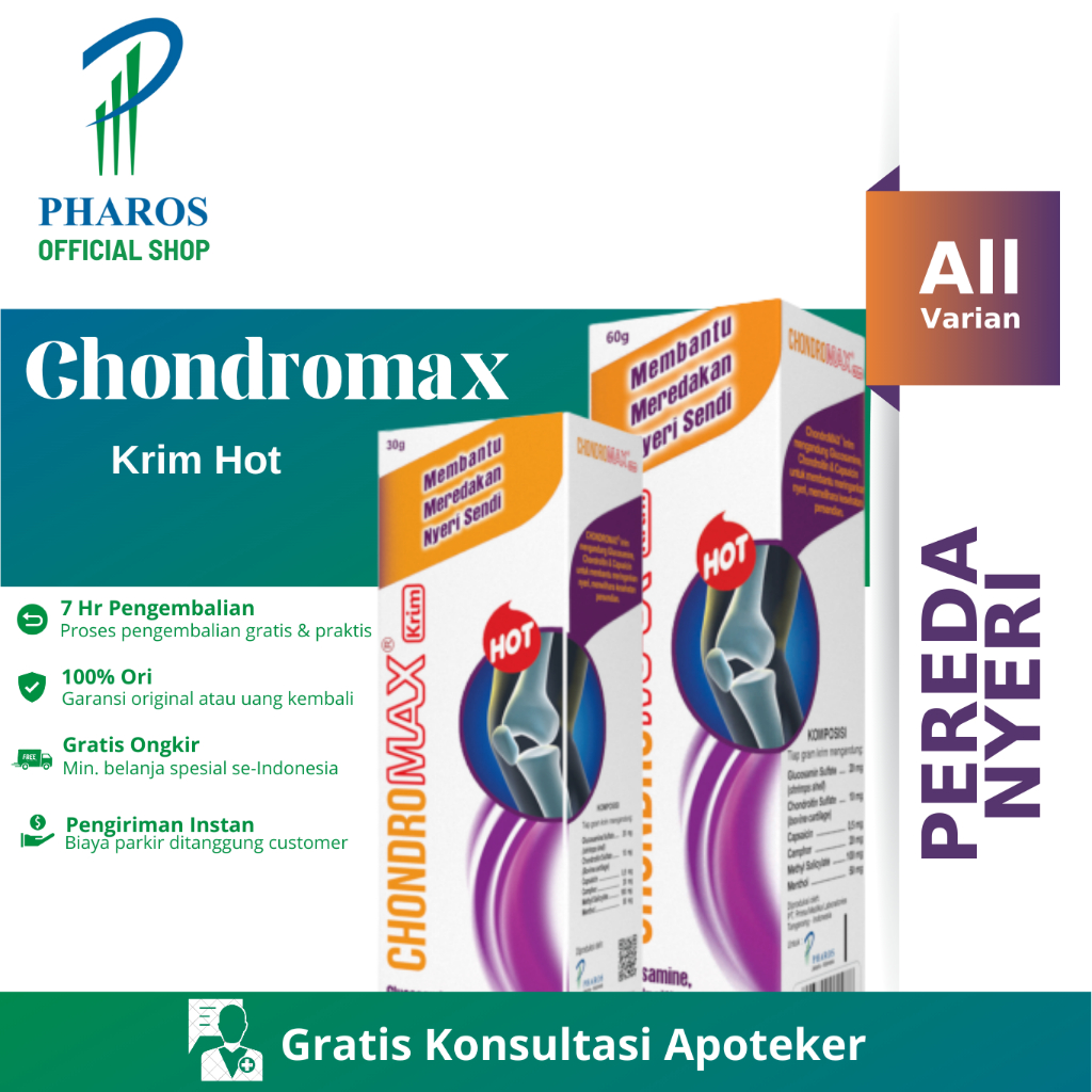 Jual Chondromax Krim Hot 30gr / 60gr | Shopee Indonesia