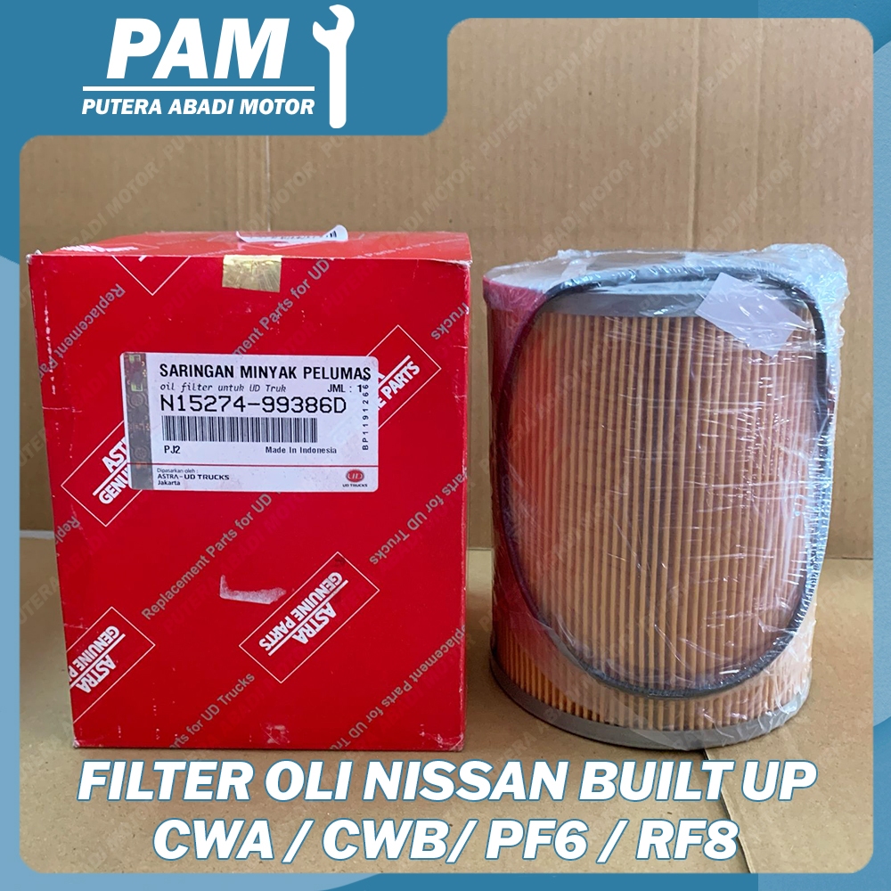 Jual Filter Oli Nissan Built Up CWA / CWB / PF6 / RF8 ASLI N15274 ...