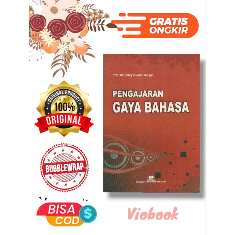 Jual Buku Pengajaran Gaya Bahasa Prof. Dr. Henry Guntur Tarigan ...