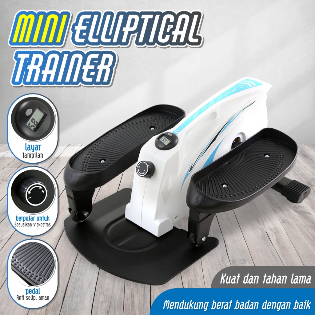 Jual HTD SPORT Stepper elips mini Gym alat fitness rumah Exercise Bike ...