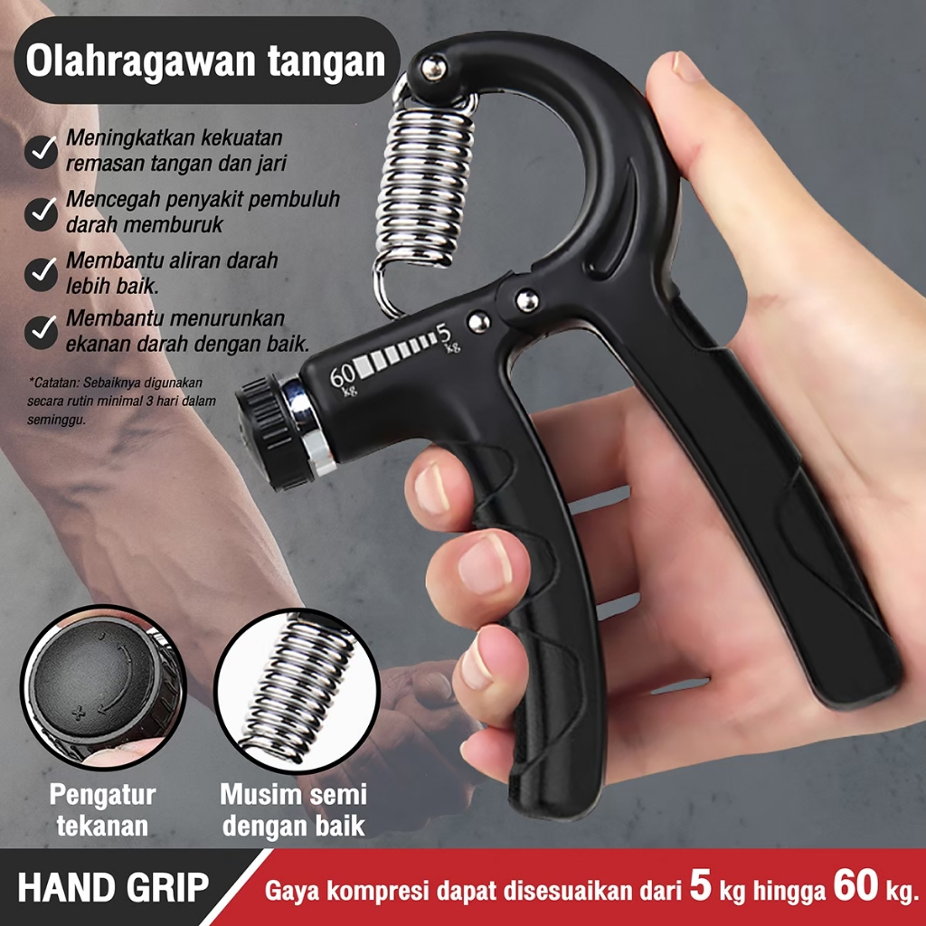 Jual BG SPORT Handgrip Hand Grip Alat bantu fitness Otot lengan Tangan ...