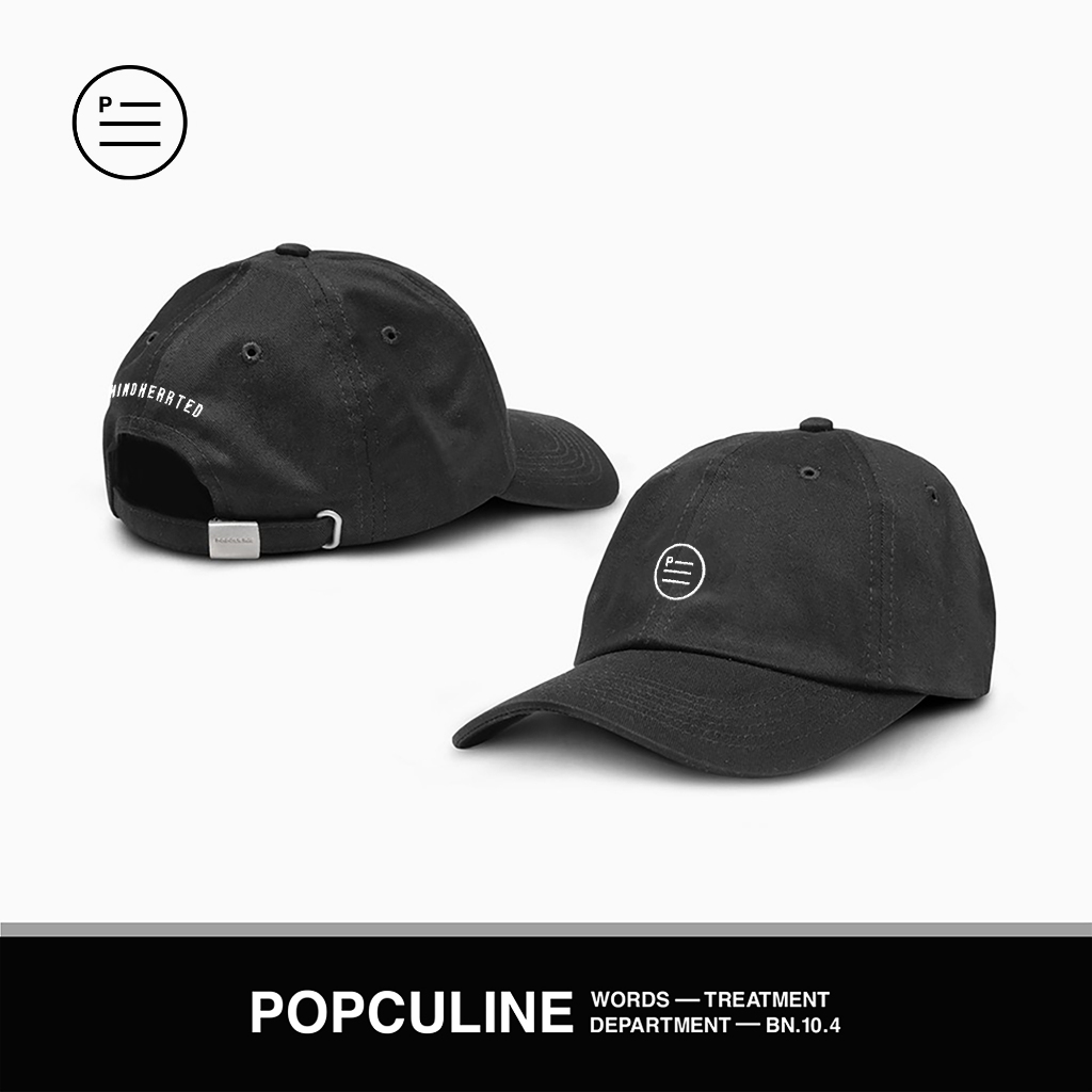 Jual Popculine - Topi Baseball Caps Kindhearted | Shopee Indonesia