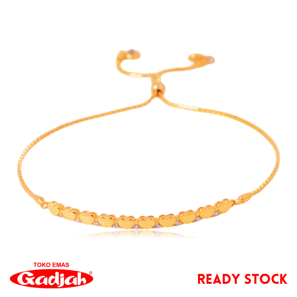 Jual Gelang Emas Serut Itali Mainan Plat Deretan Waru Jeda - Toko Emas ...