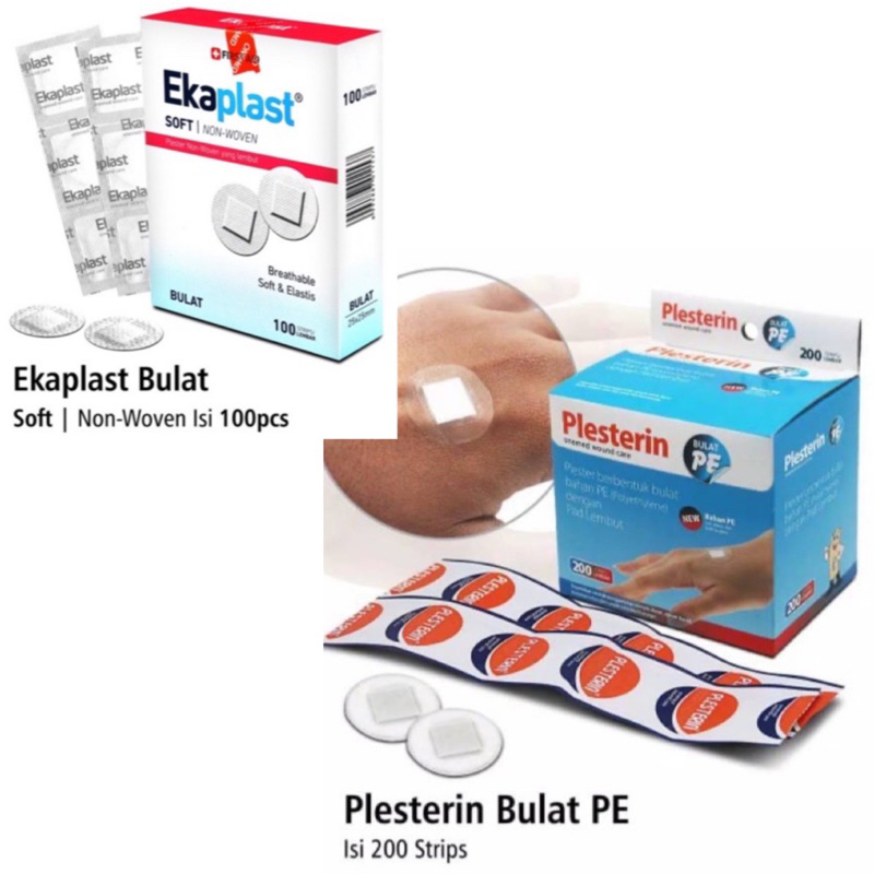 Jual PLESTER BULAT PER BOX. | Shopee Indonesia