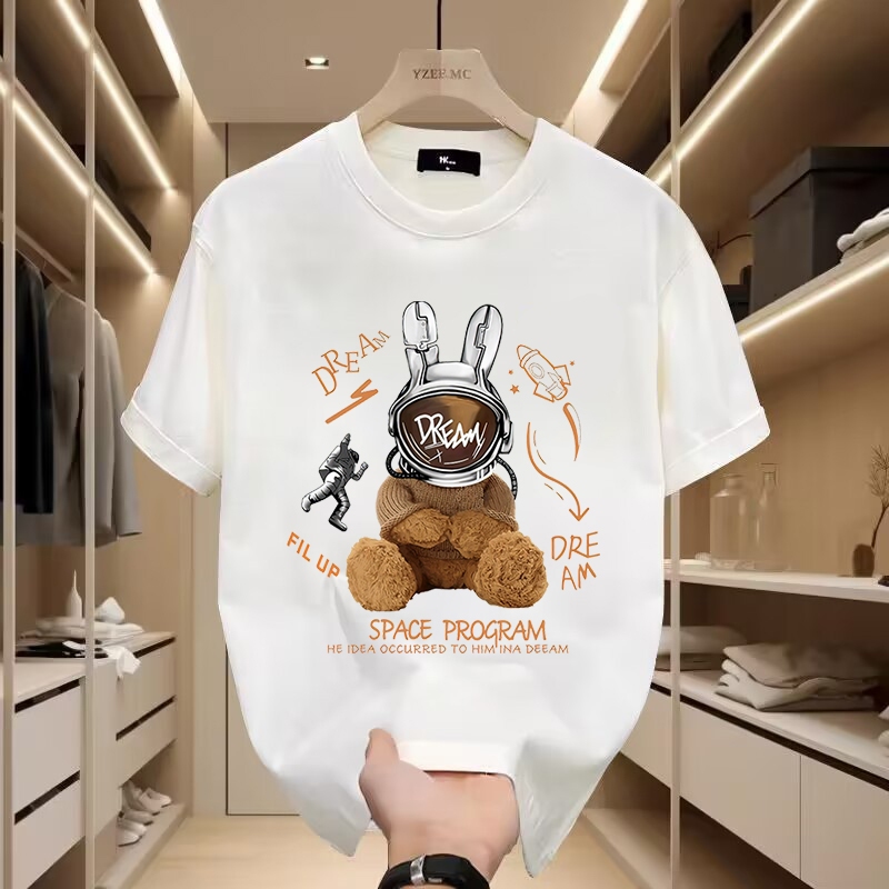 Jual Kaos NASA Space Astronot Bears With Rabbit Head Full Cotton ...