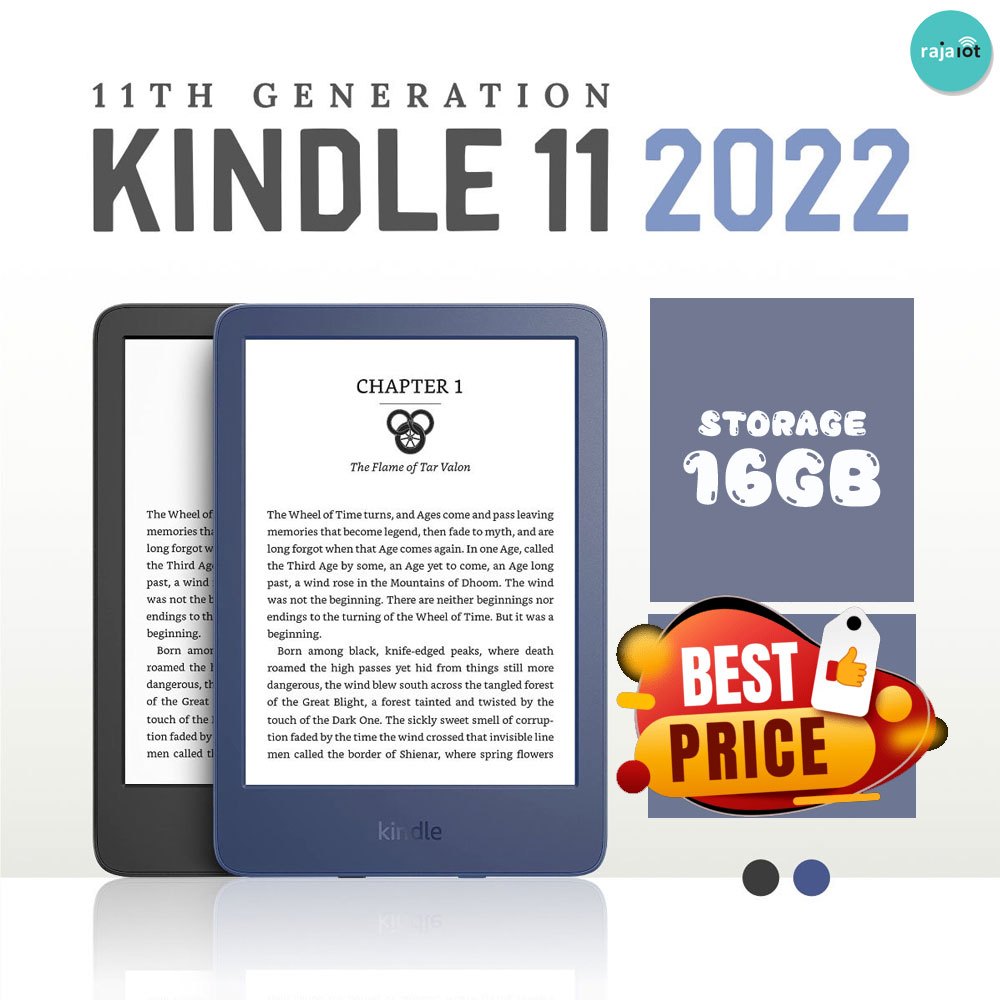 Jual All New Kindle 2022 (11th Gen) 6" 300ppi (16GB) | Shopee Indonesia