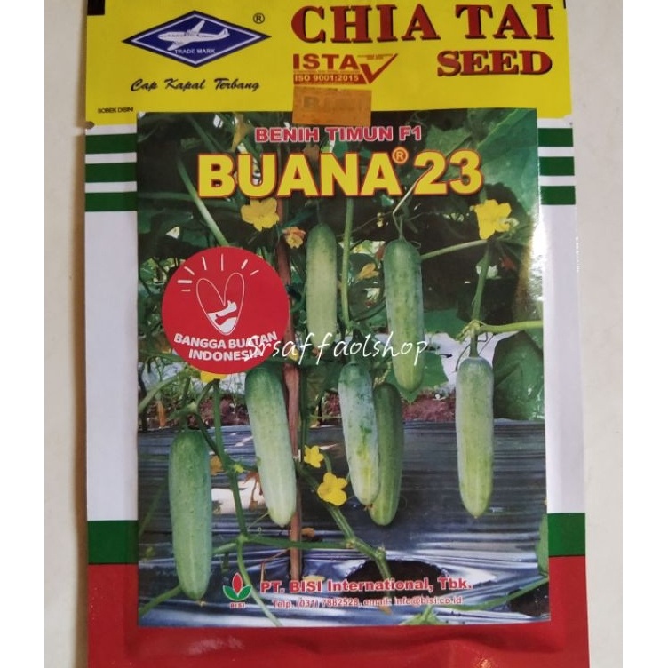 Jual Bibit Benih Timun Hibrida BUANA 23 Isi 2 Gram 1Original KODE W9E3 ...