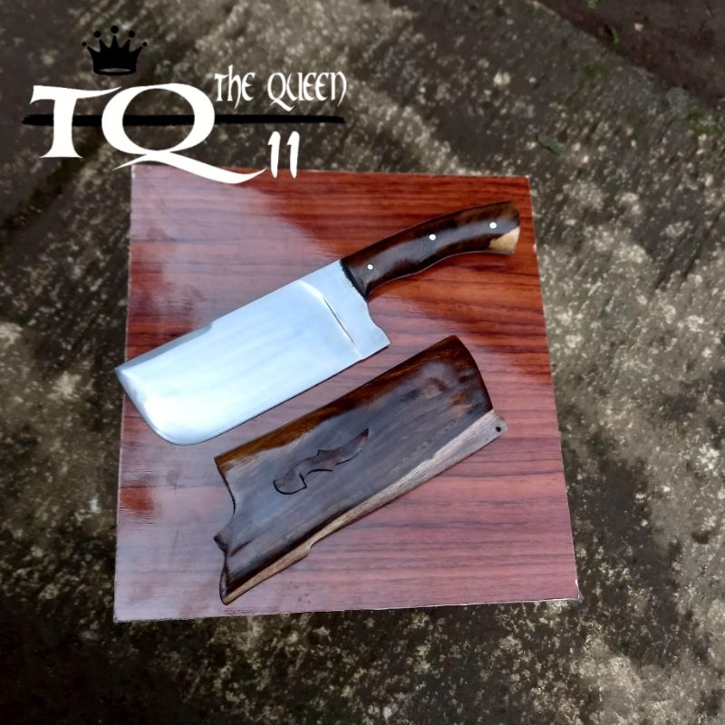 Jual golok*_cacah_tulang_gagang_fulltang_kayu_johar TQ11.. | Shopee ...