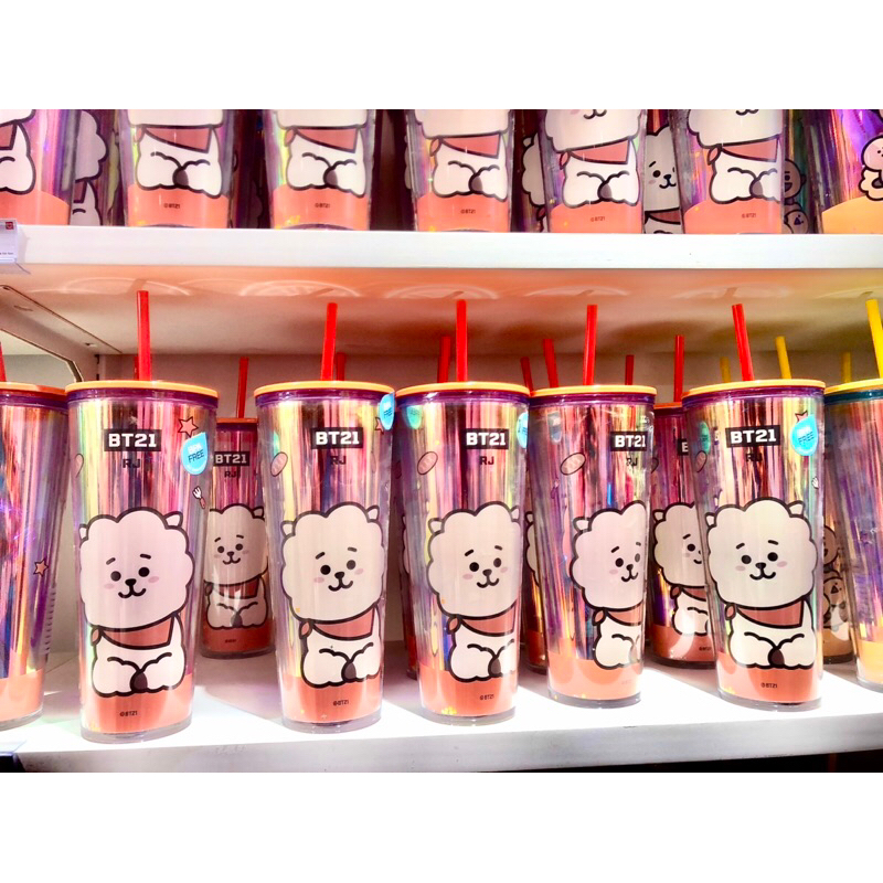 Jual Miniso x BT21 Collection Double Wall Tumbler / Botol Minum Cangkir ...