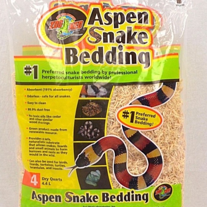 Jual KODE Y14L ZOOMED ASPEN SNAKE BEDDING Substrate Alas Kandang Ular ...
